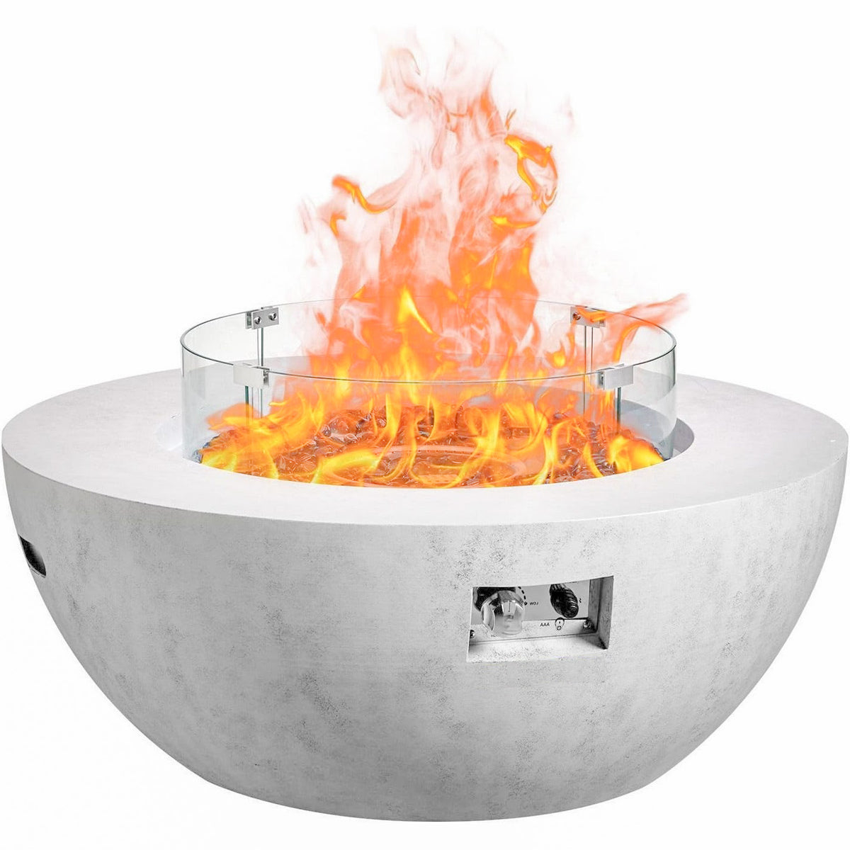 Outdoor Concrete Gas Fire Pit — Outdoor Kitchen Reserve